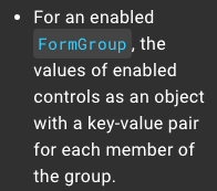 Getting all values of a FormGroup including disabled FormControls - Jocelyn Knight
